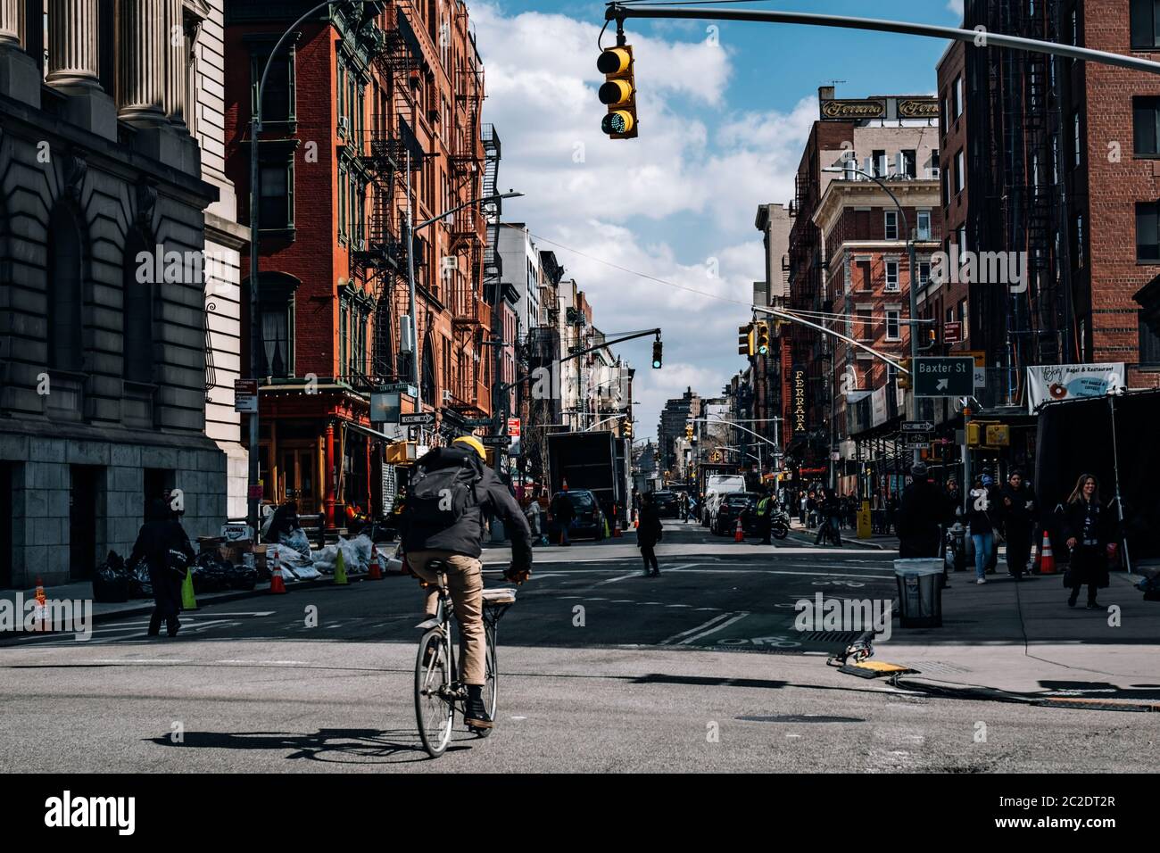 Grand Street view of Chinatown in Lower Manhattan Stock Photo - Alamy