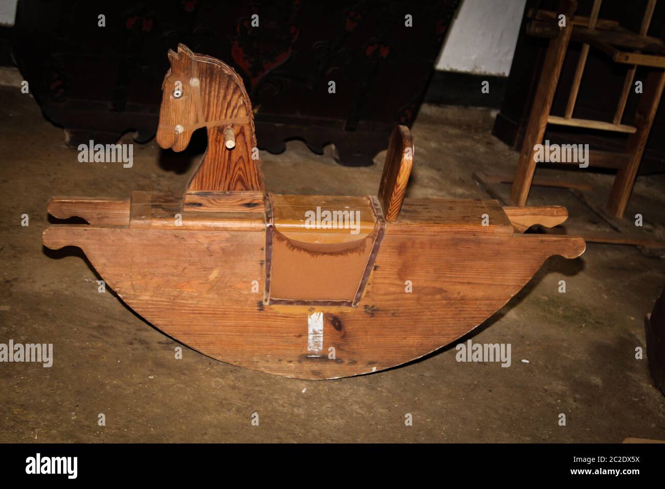 Old rocking horse hi-res stock photography and images - Alamy