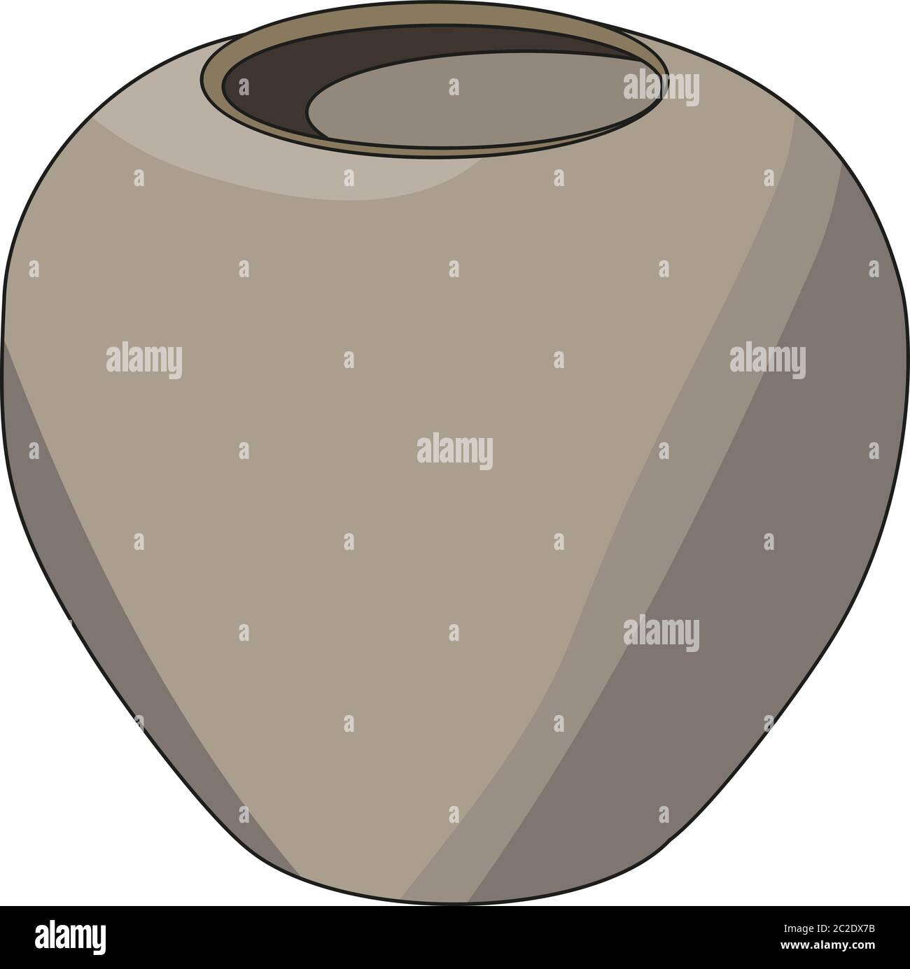 Traditional clay pot water Stock Vector Images - Alamy
