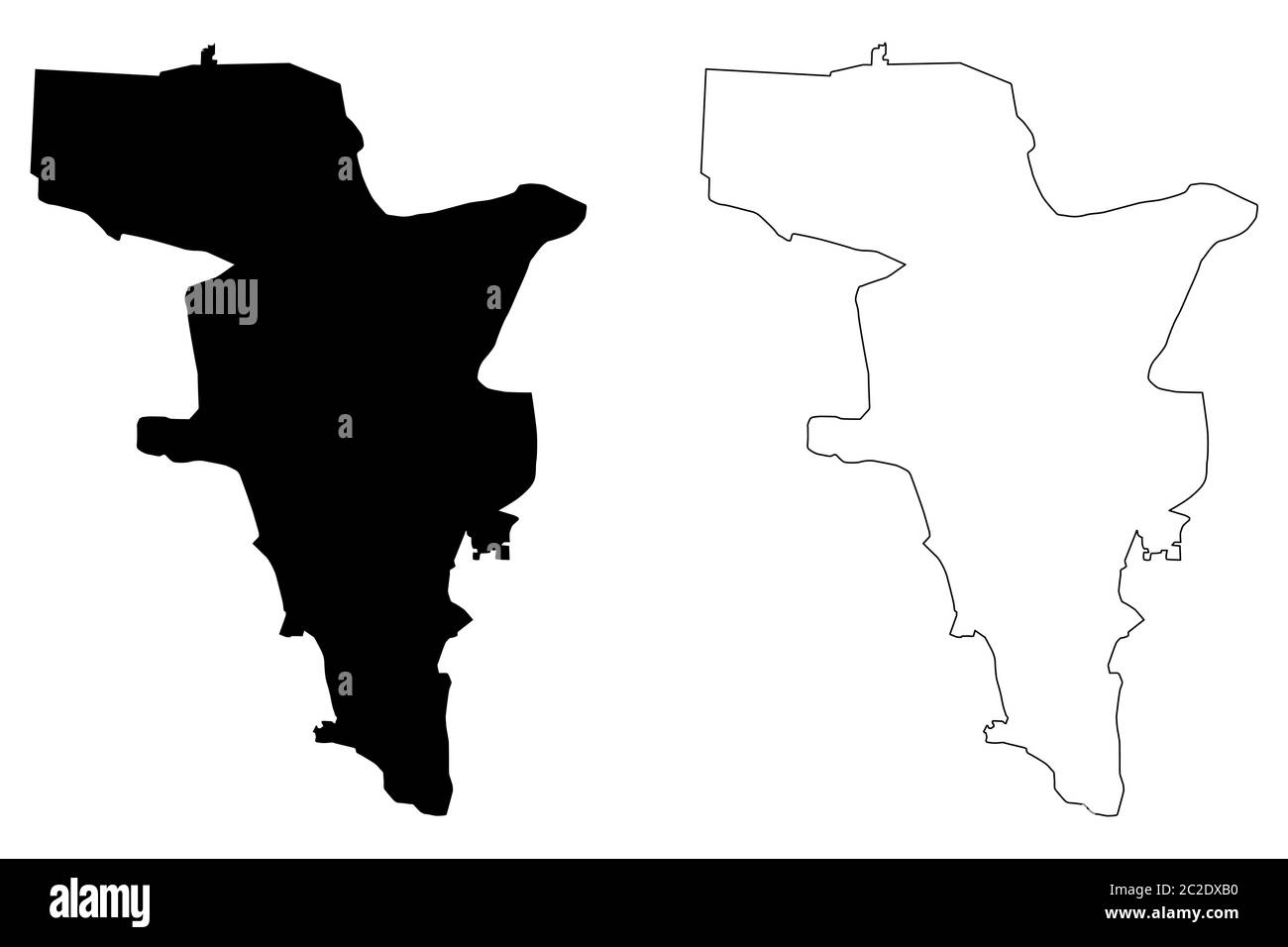 Gujranwala City (Islamic Republic of Pakistan, Punjab Province) map ...