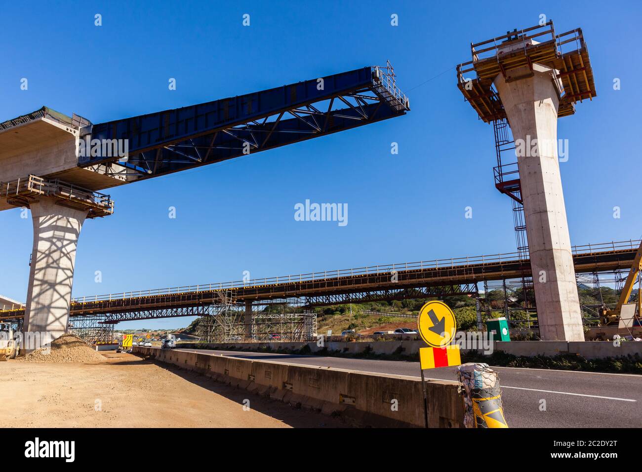 Industrial Construction Highway Overhead Concrete Road Ramps Stock ...