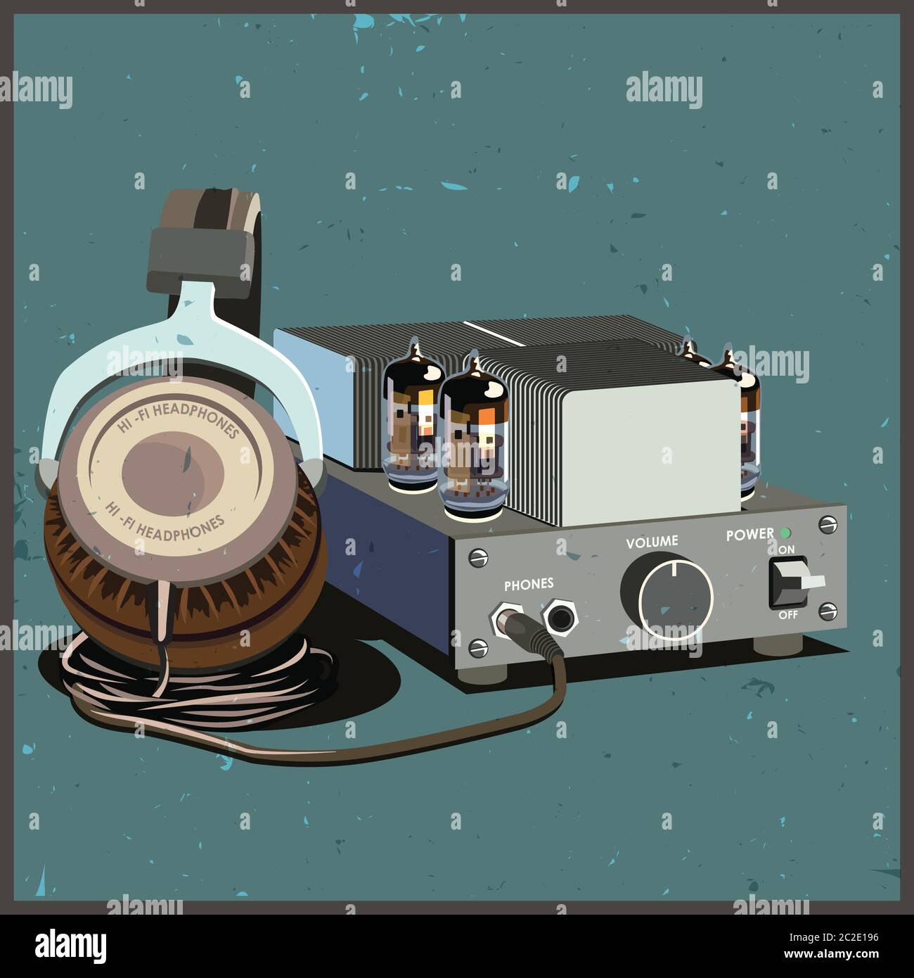 Old speakers Stock Vector Images - Alamy