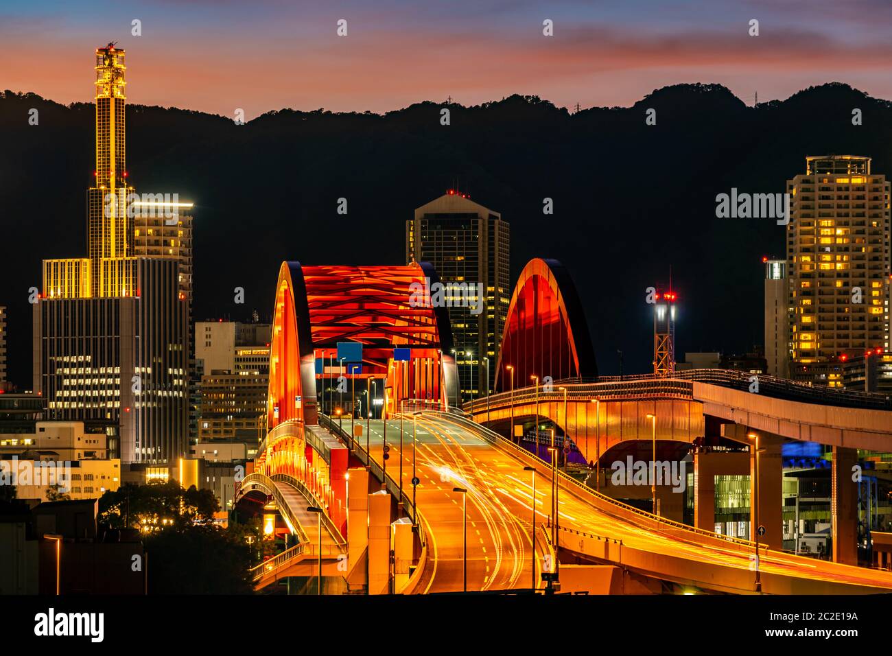 Bridge to Kobe Kansai Japan Stock Photo - Alamy