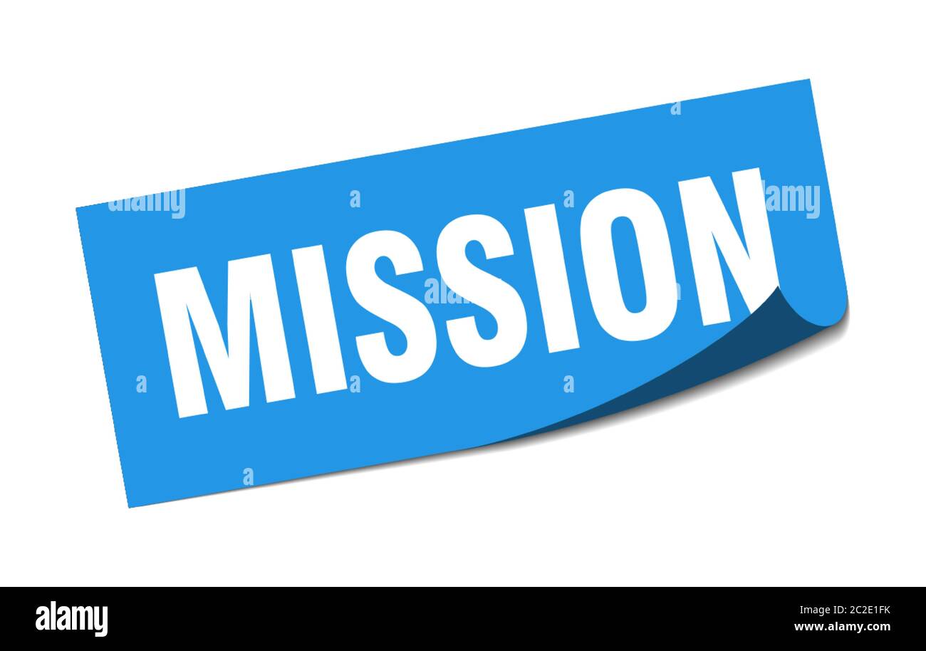 Mission sticker hi-res stock photography and images - Alamy