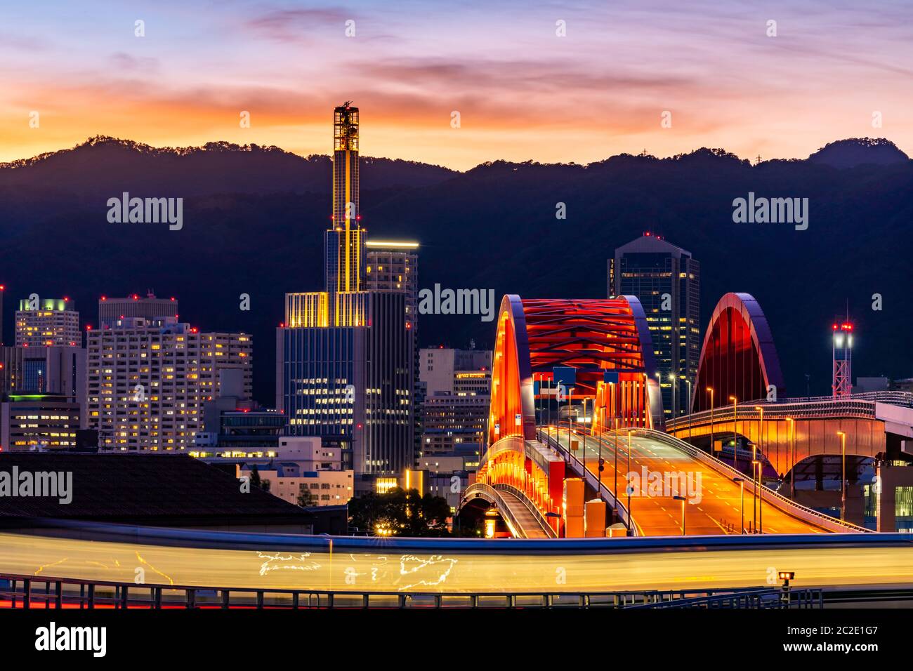 Bridge to Kobe Kansai Japan Stock Photo - Alamy