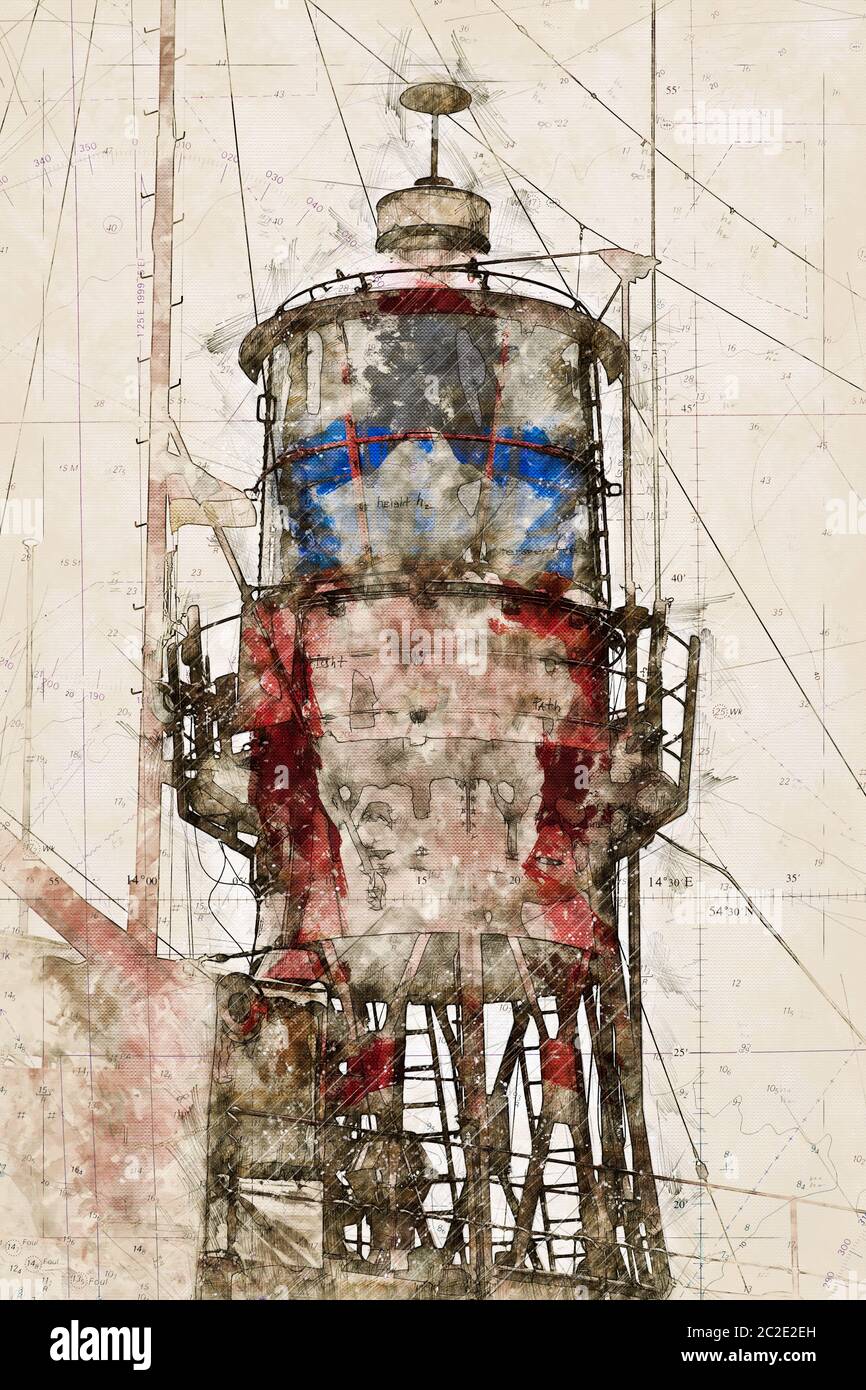 Lightship drawing hi-res stock photography and images - Alamy