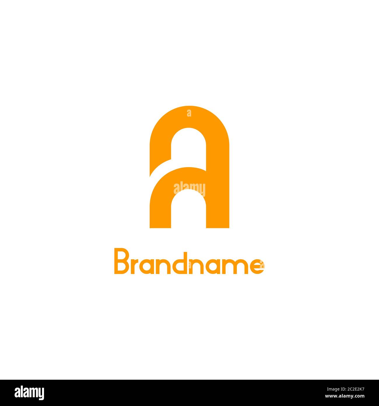 letter A graphic logo template, simple and minimal design concept ...
