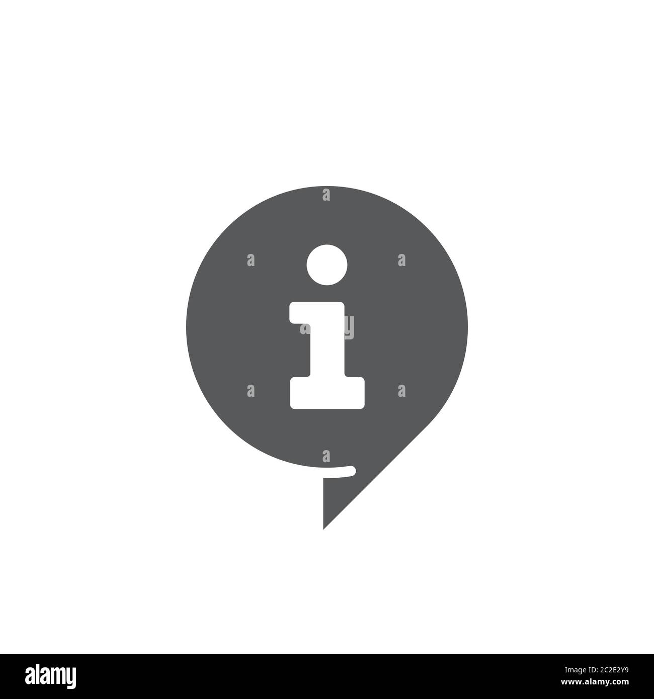 Information vector icon symbol isolated on white background Stock ...