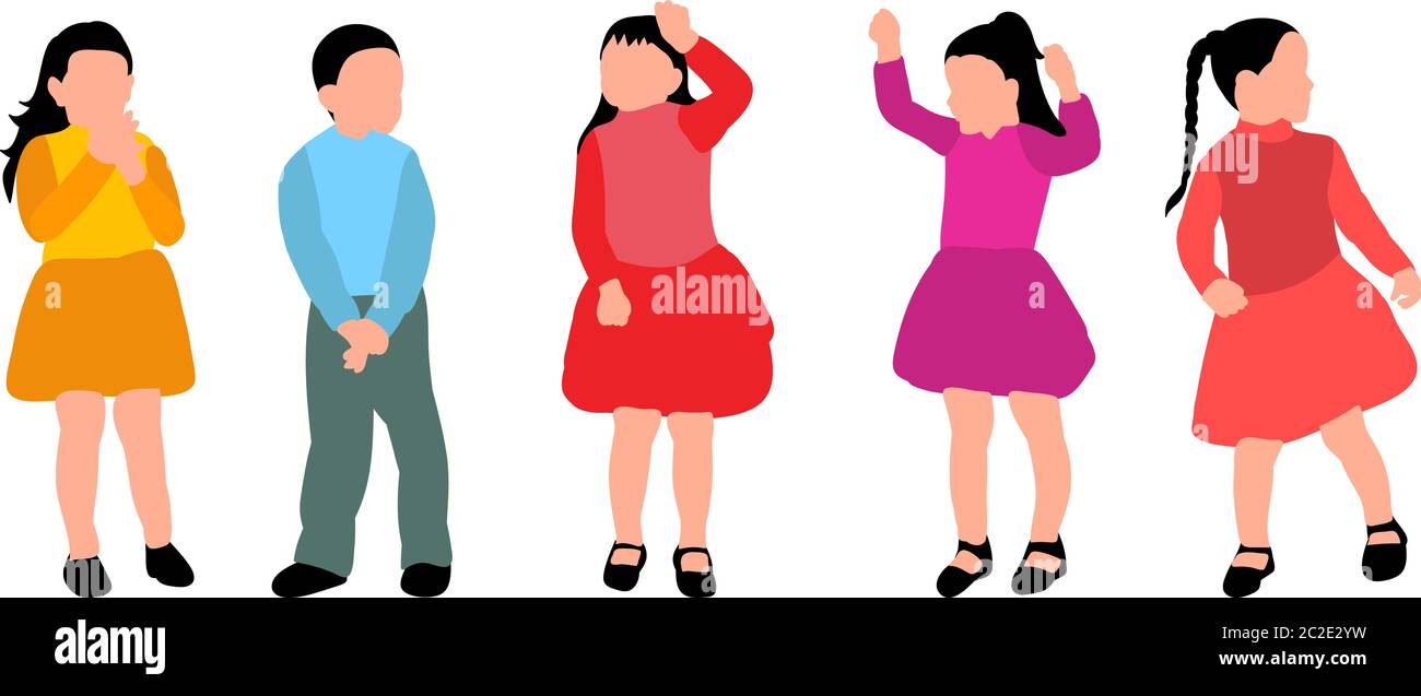 kids, set, collection, kindergarten Stock Vector Image & Art - Alamy