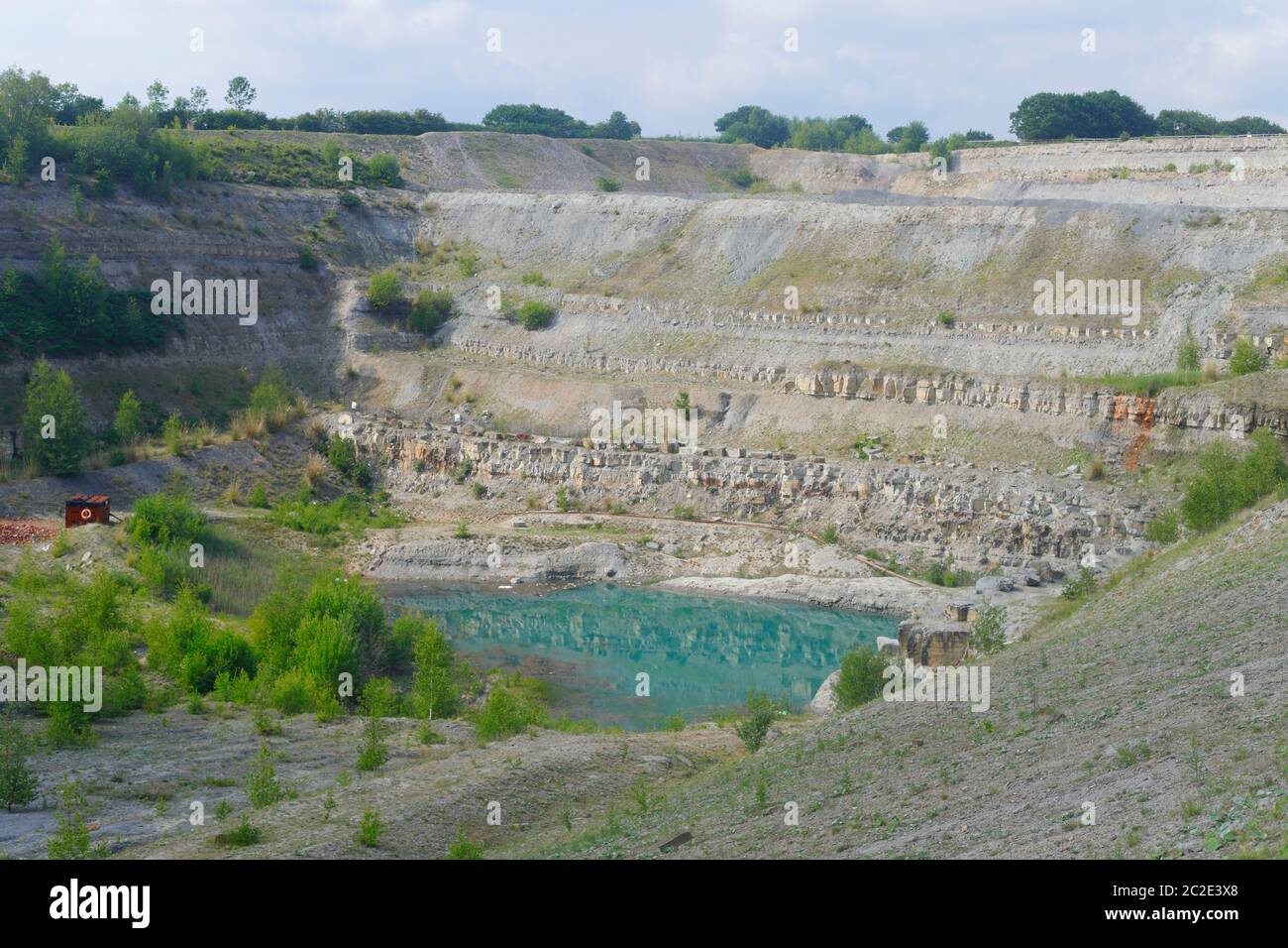 Swillington Former Brickworks Quarry High Resolution Stock Photography ...