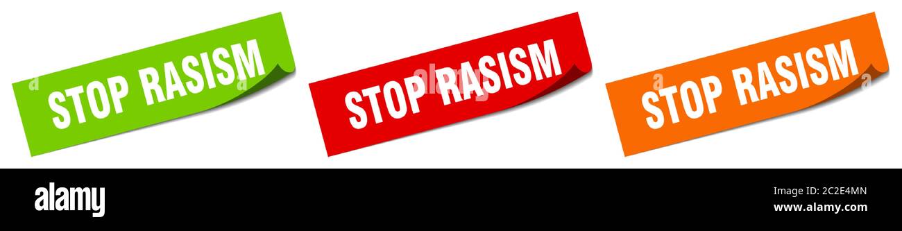 Stop rasism Stock Vector Images - Alamy