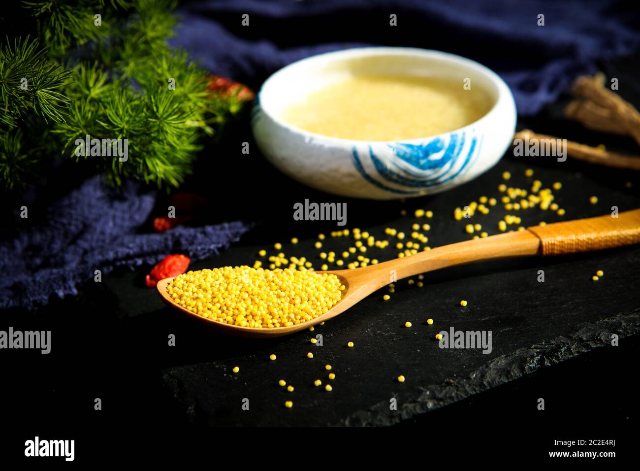 Nutrition delicious millet congee Stock Photo - Alamy