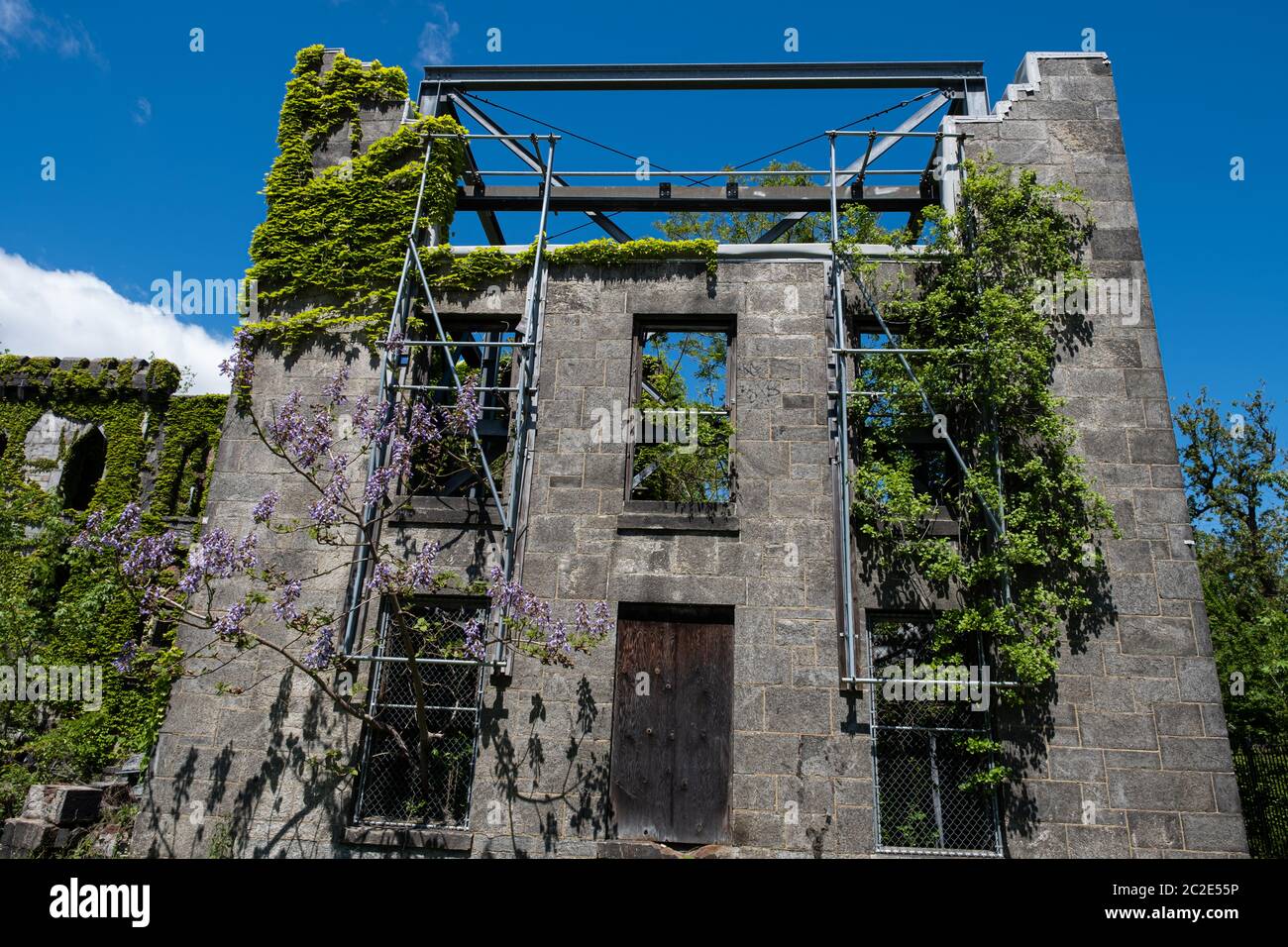 Roosevelt Island Smallpox Hospital Ruins Stock Photo - Alamy