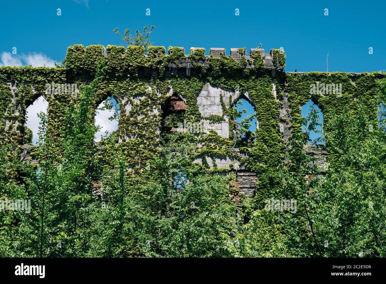 Roosevelt Island Smallpox Hospital Ruins Stock Photo - Alamy
