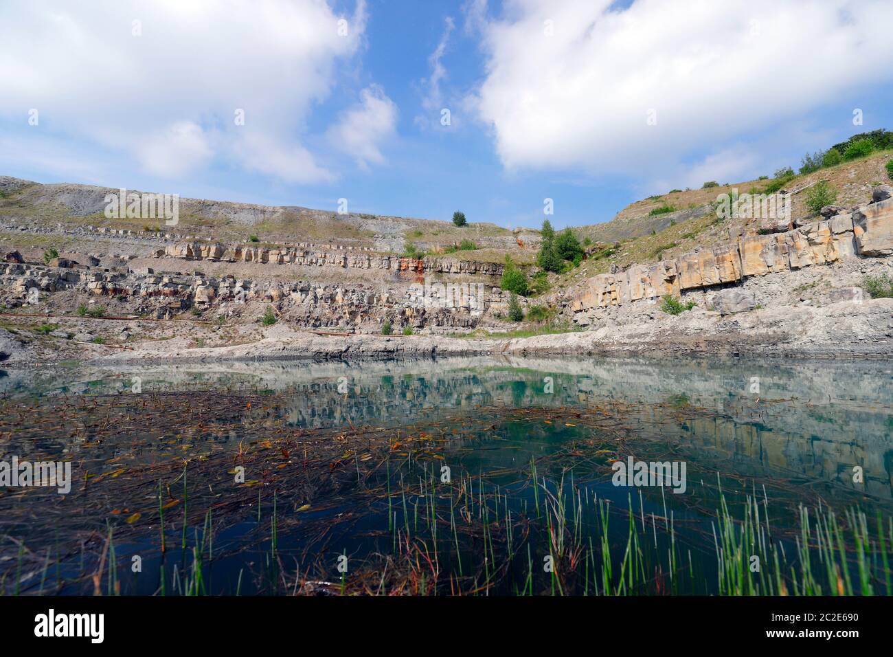The Blue Lagoon in a derelect quarry, which is on the former site of ...