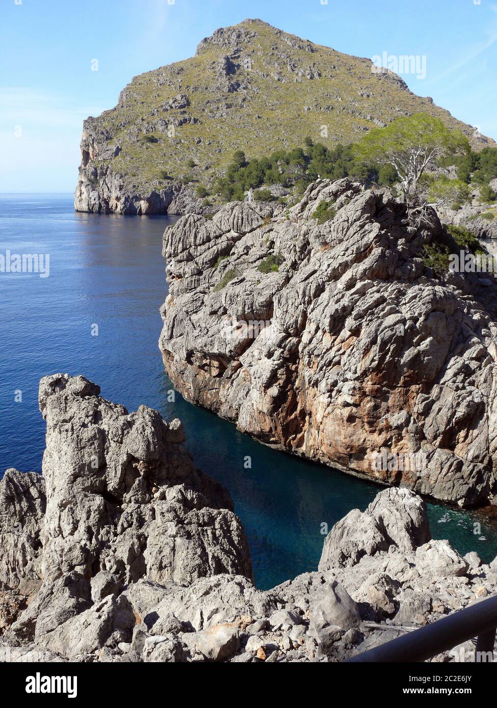Bay of Sa Calobra on Mallorca Stock Photo - Alamy
