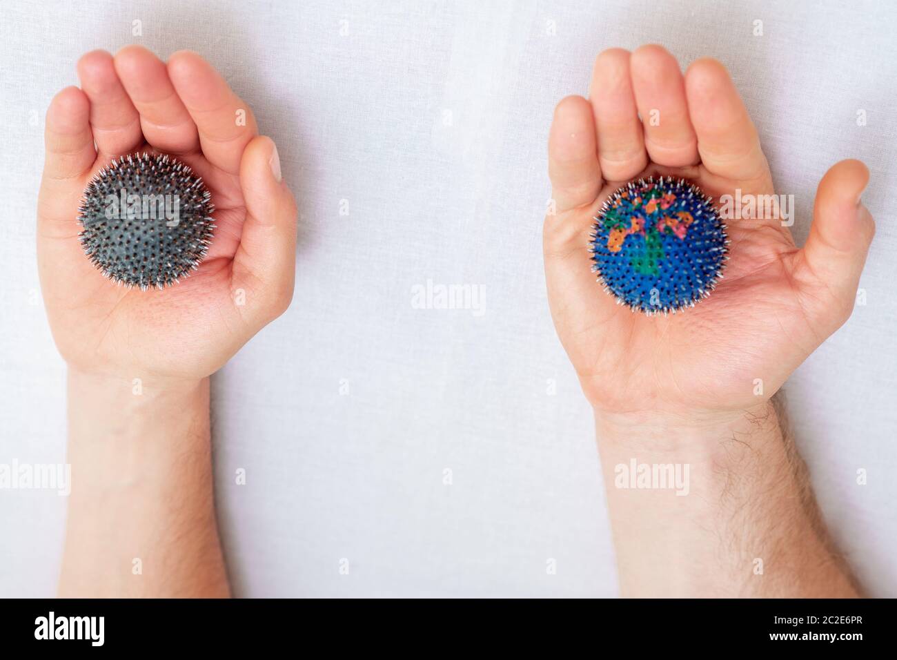 Skin two rubber ball hi-res stock photography and images - Alamy