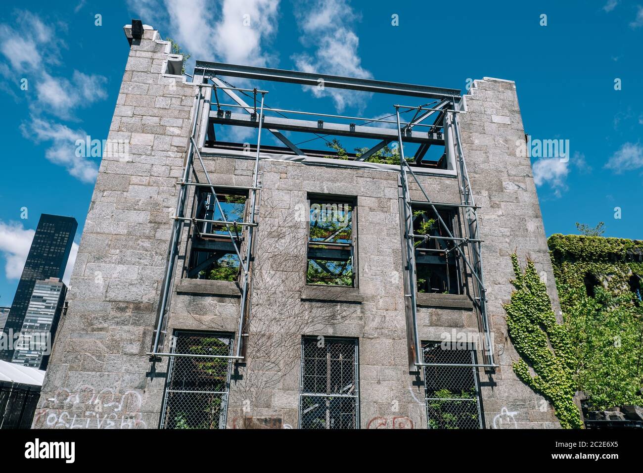 Roosevelt Island Smallpox Hospital Ruins Stock Photo - Alamy