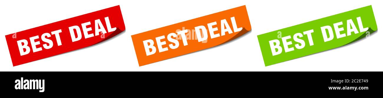 best deal sticker. best deal square isolated sign. best deal label ...