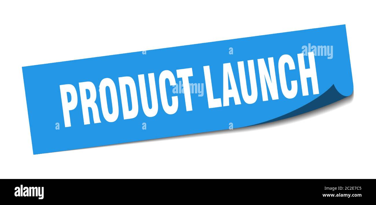product launch sticker. product launch square isolated sign. product ...