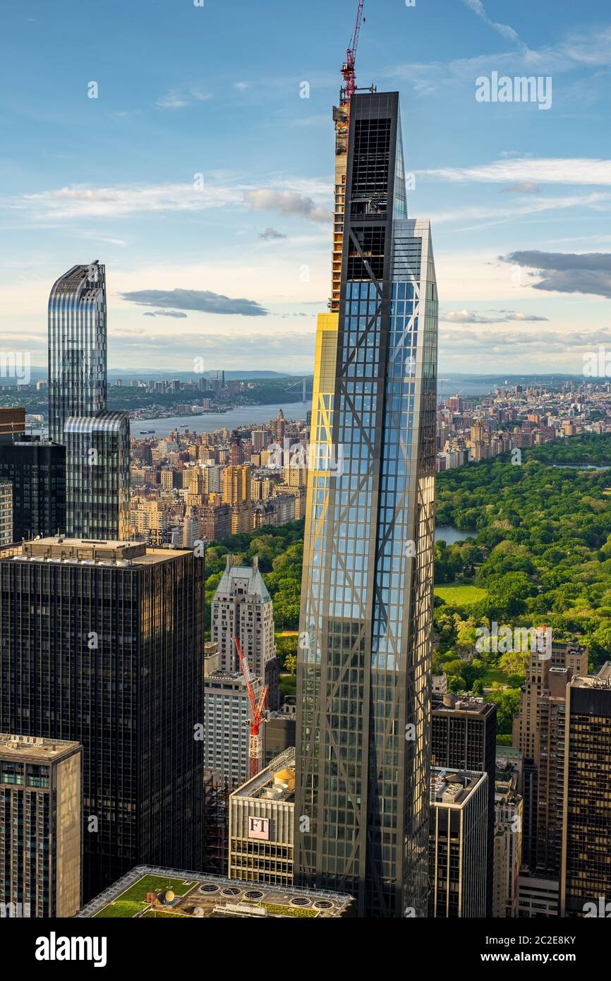 Aerial view upper east side manhattan hi-res stock photography and ...