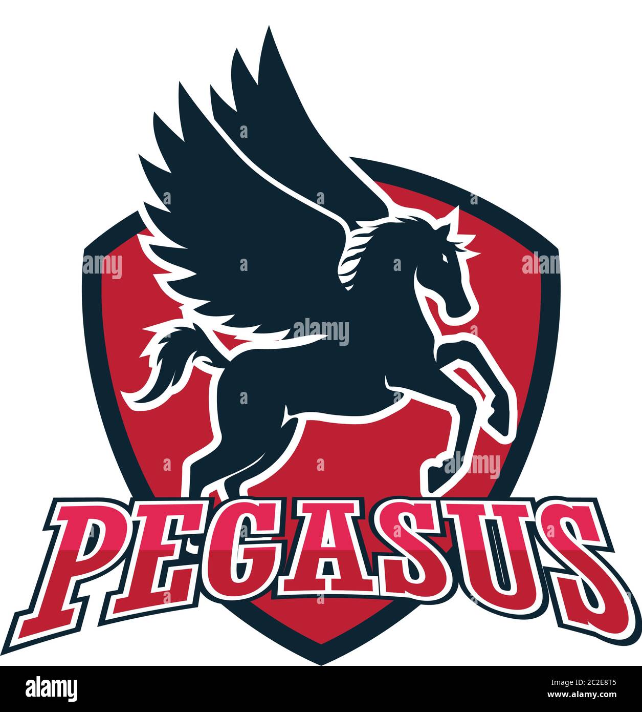 pegasus logo for your business, vector illustration Stock Vector Image ...