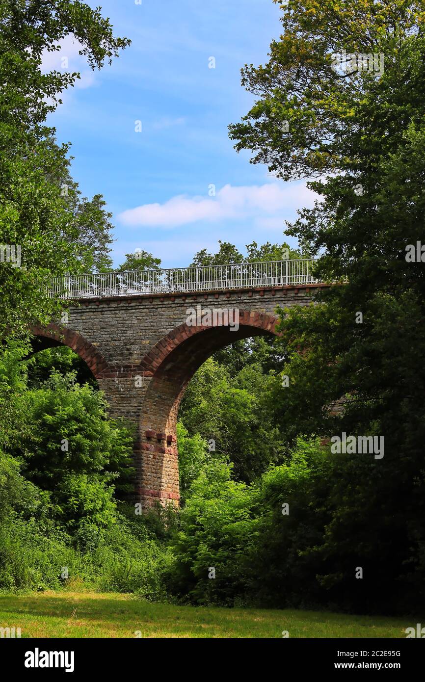 Viaduct at Eichelberg (Östringen), a former railway bridge Stock Photo ...