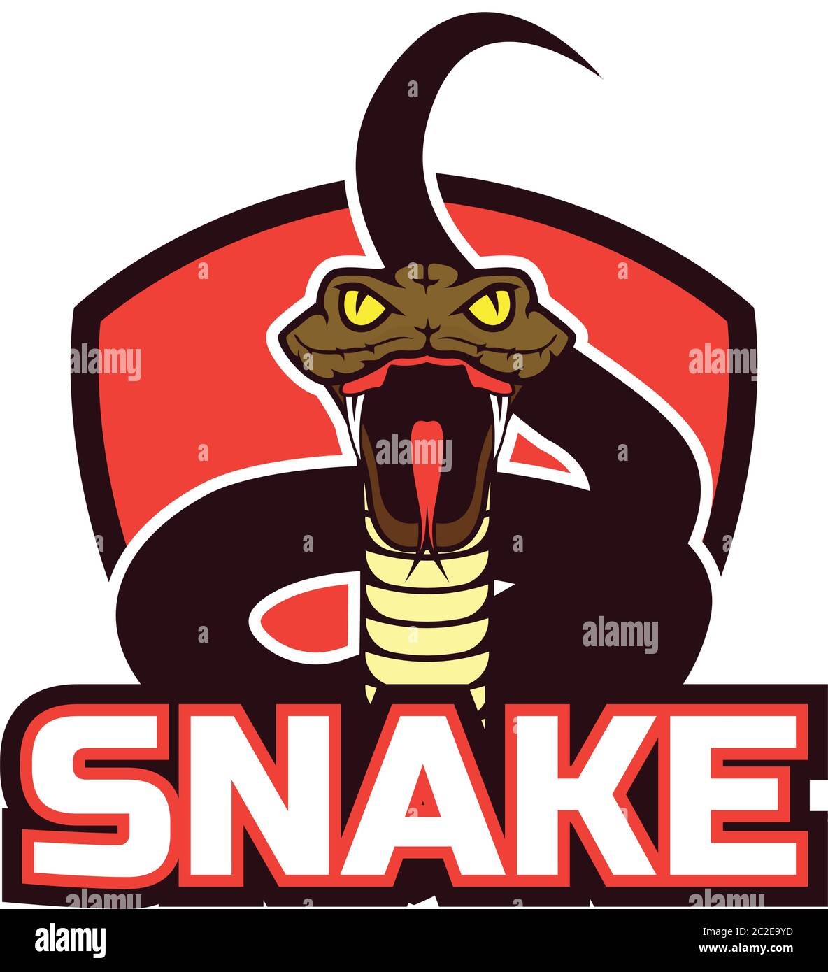 snake logo for your business, vector illustration Stock Vector Image ...