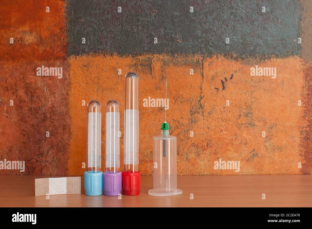 Vacutainer blood collection tubes Stock Photo - Alamy