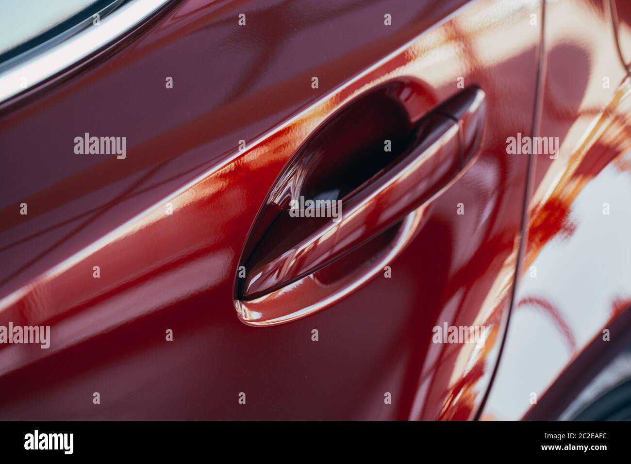 Red car door hi-res stock photography and images - Alamy