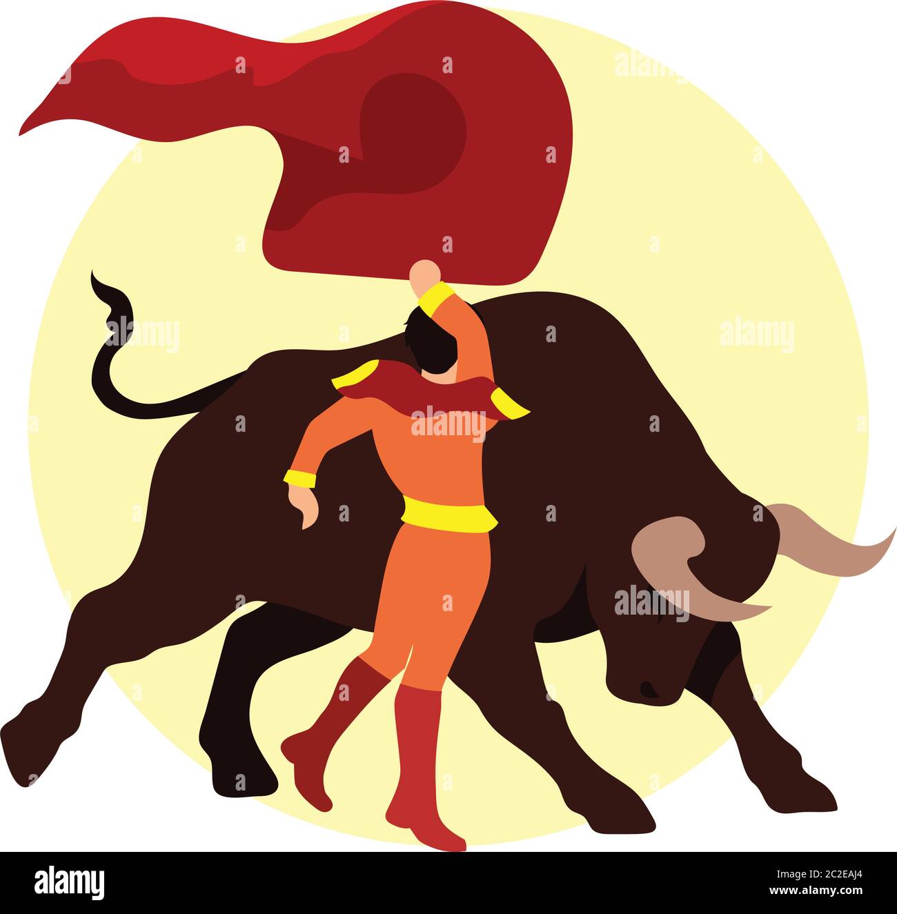 Bull fighting plaza Stock Vector Images - Alamy
