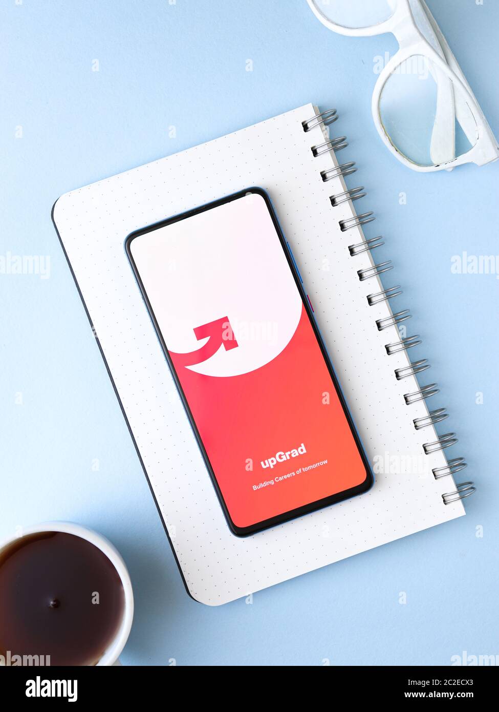 Assam, india - June 09, 2020 : Upgrad a online learning platform Stock ...