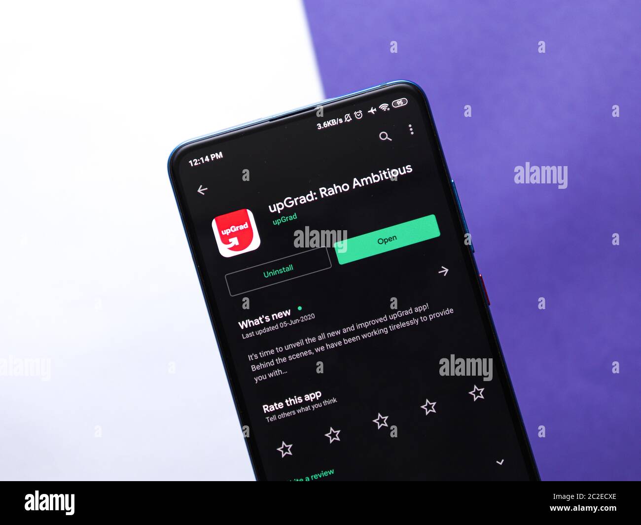 Assam, india - June 09, 2020 : Upgrad a online learning platform Stock ...