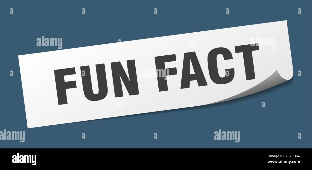 fun fact sticker. fun fact square isolated sign. fun fact label Stock ...