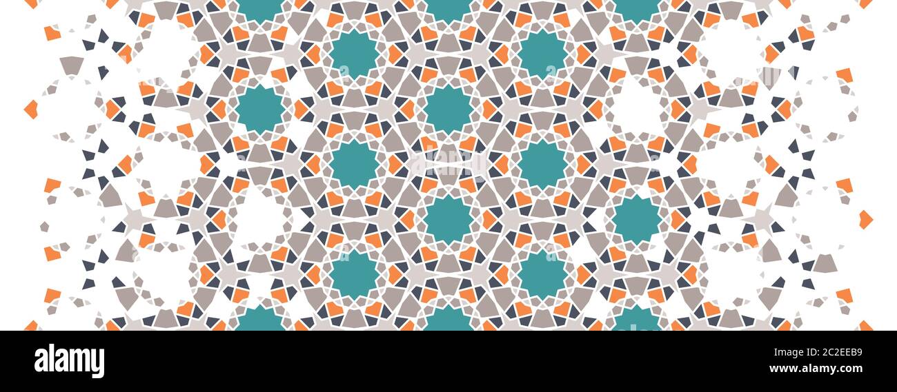 Arab geometric flower star vector pattern, border, texture, wallpaper ...