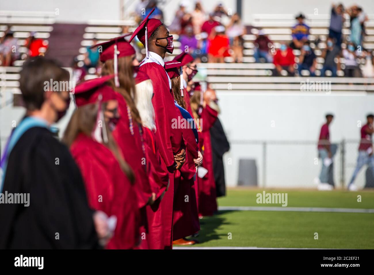 The Sherman High School Class of 2020 commencement ceremony is held on ...