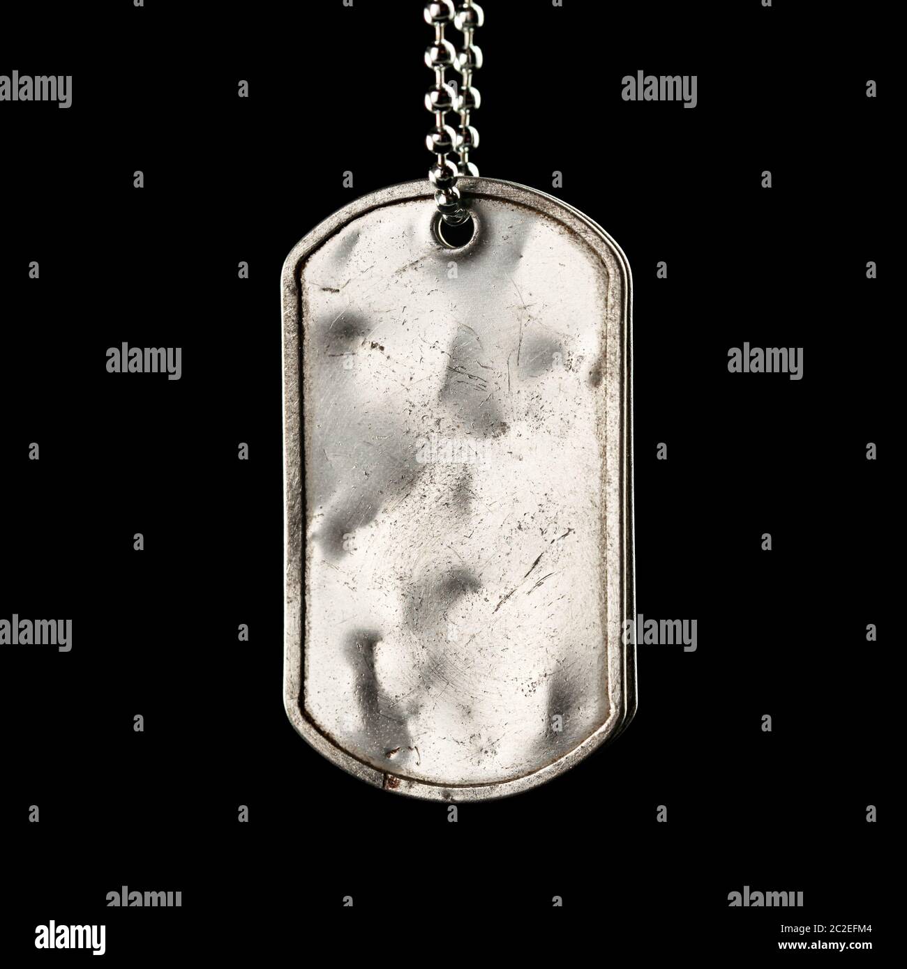 Blank dog tags on old hi-res stock photography and images - Alamy