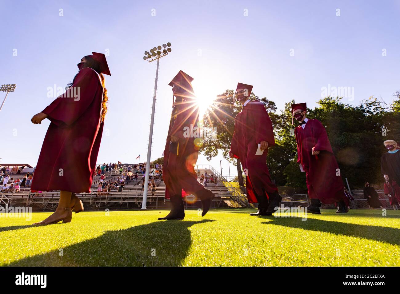 The Sherman High School Class of 2020 commencement ceremony is held on ...