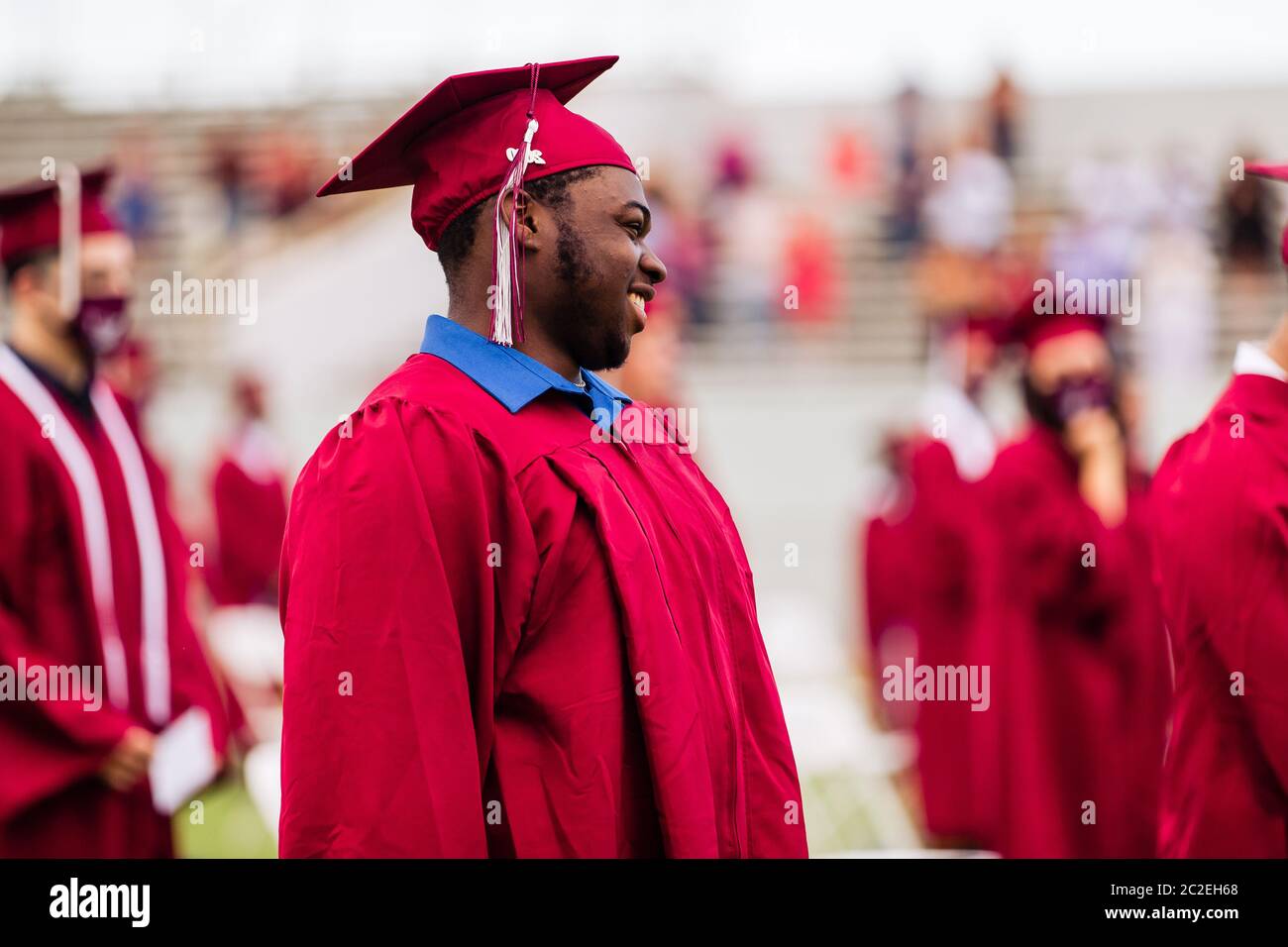 The Sherman High School Class of 2020 commencement ceremony is held on ...
