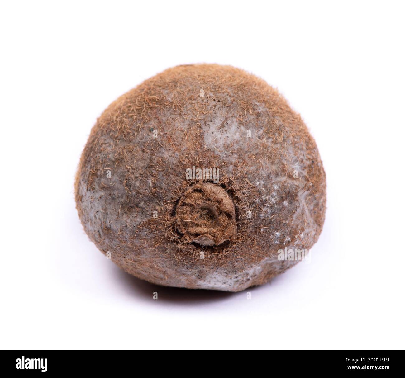 Rotten kiwi isolated on white background Stock Photo - Alamy
