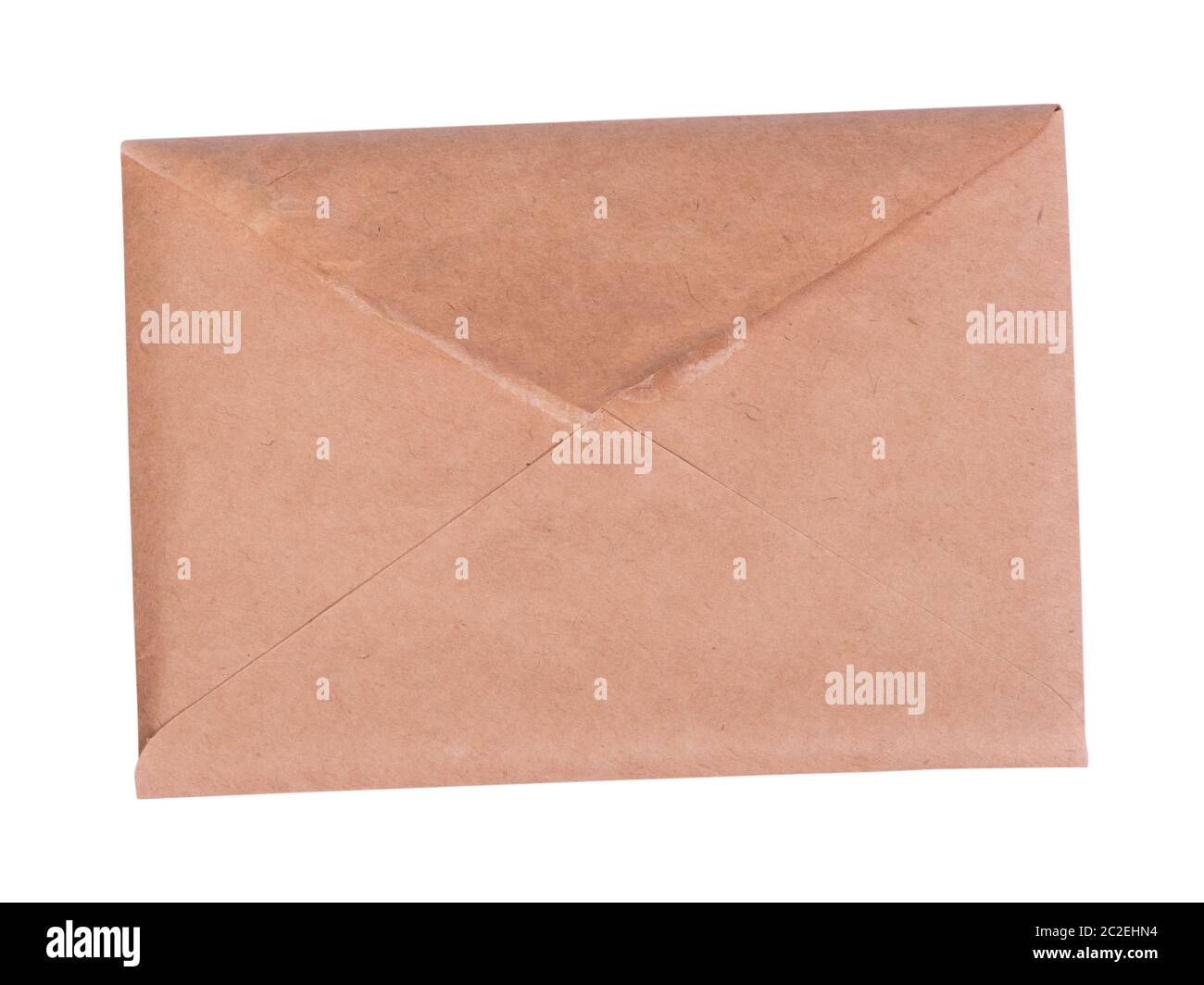 Old vintage envelope isolated on white background Stock Photo - Alamy