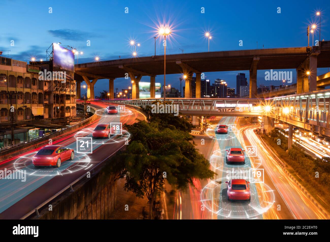 Smart cars with automatic sensor driving on metropolis with wireless ...