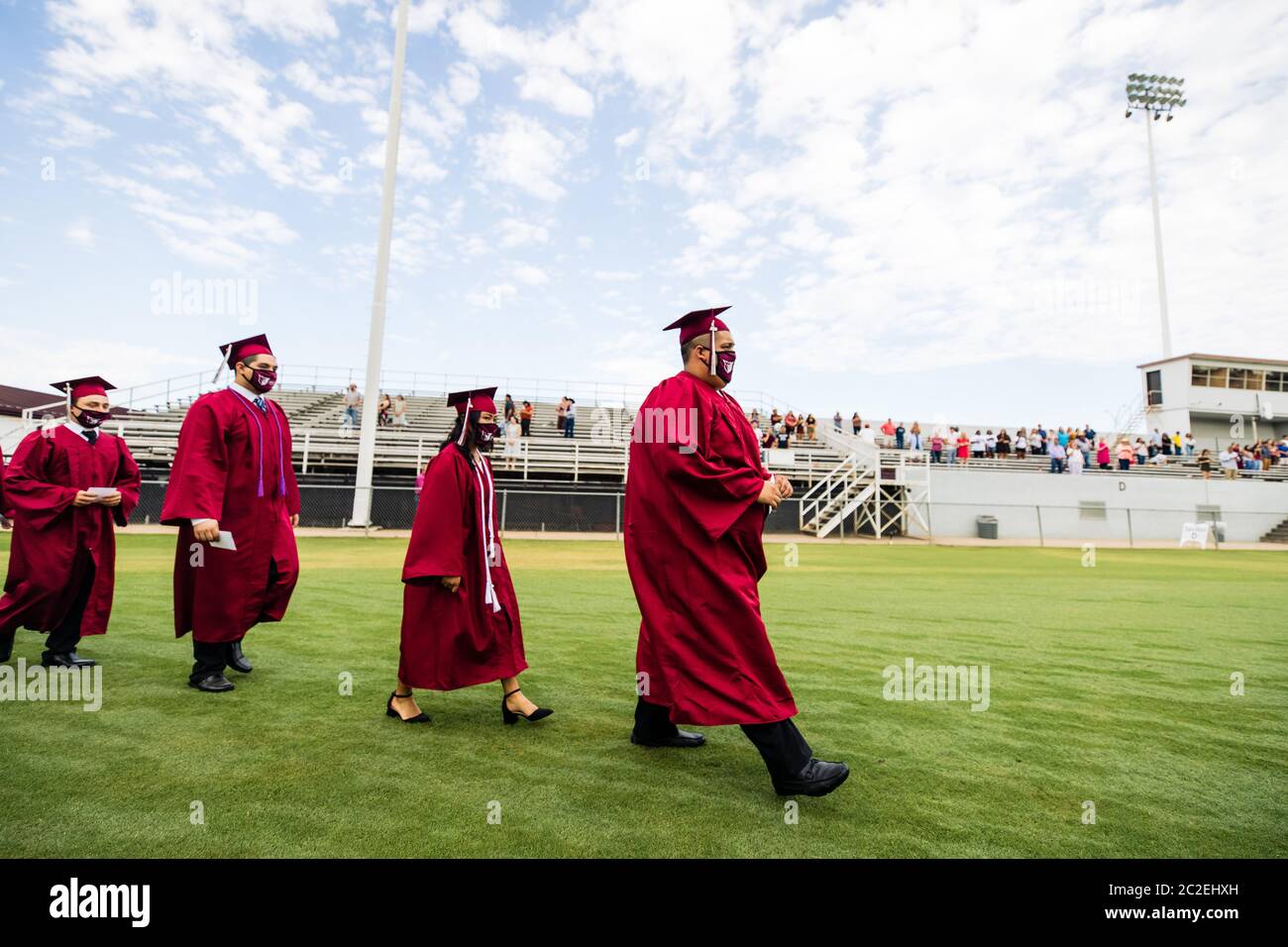 The Sherman High School Class of 2020 commencement ceremony is held on ...