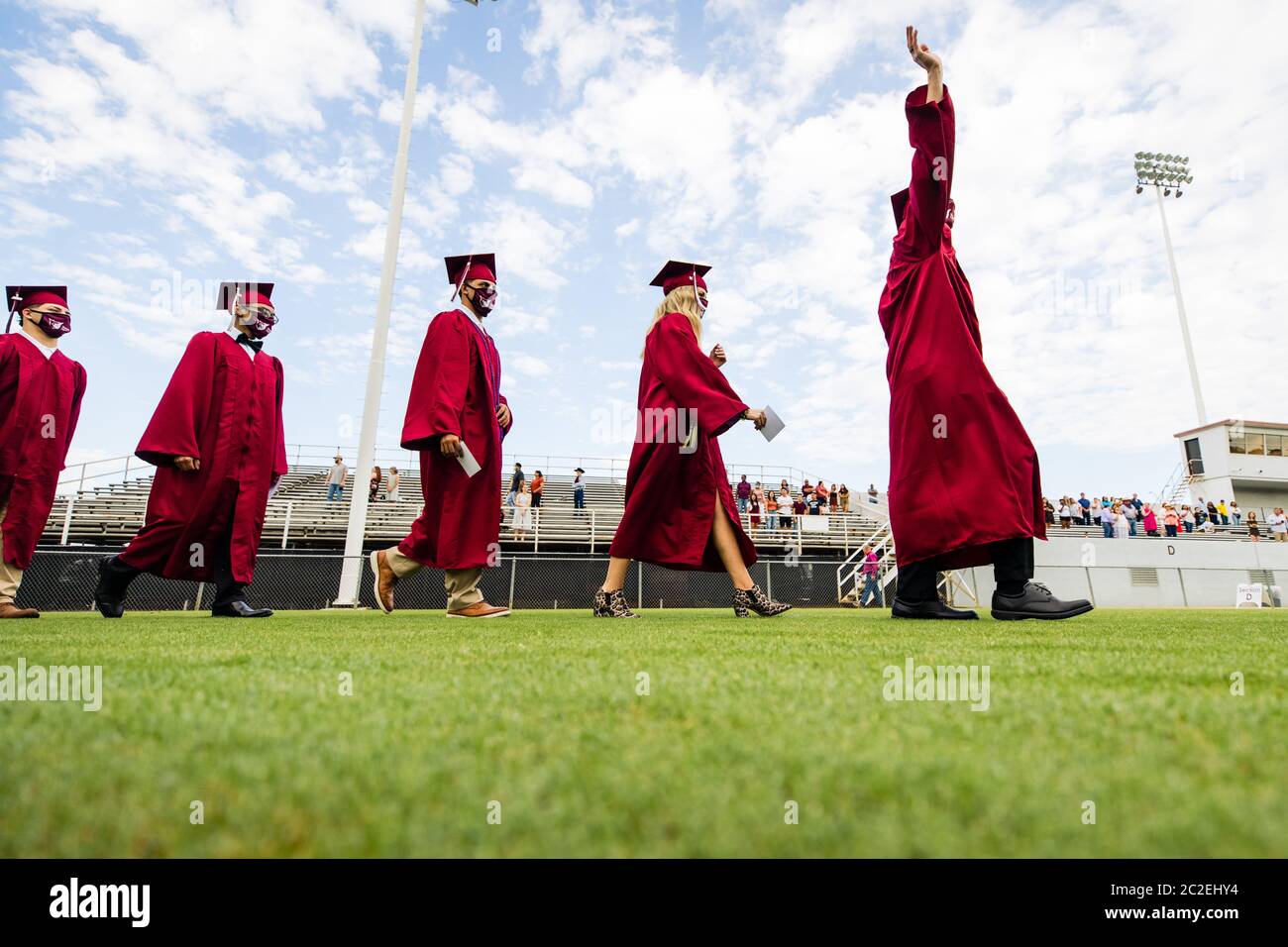 The Sherman High School Class of 2020 commencement ceremony is held on ...