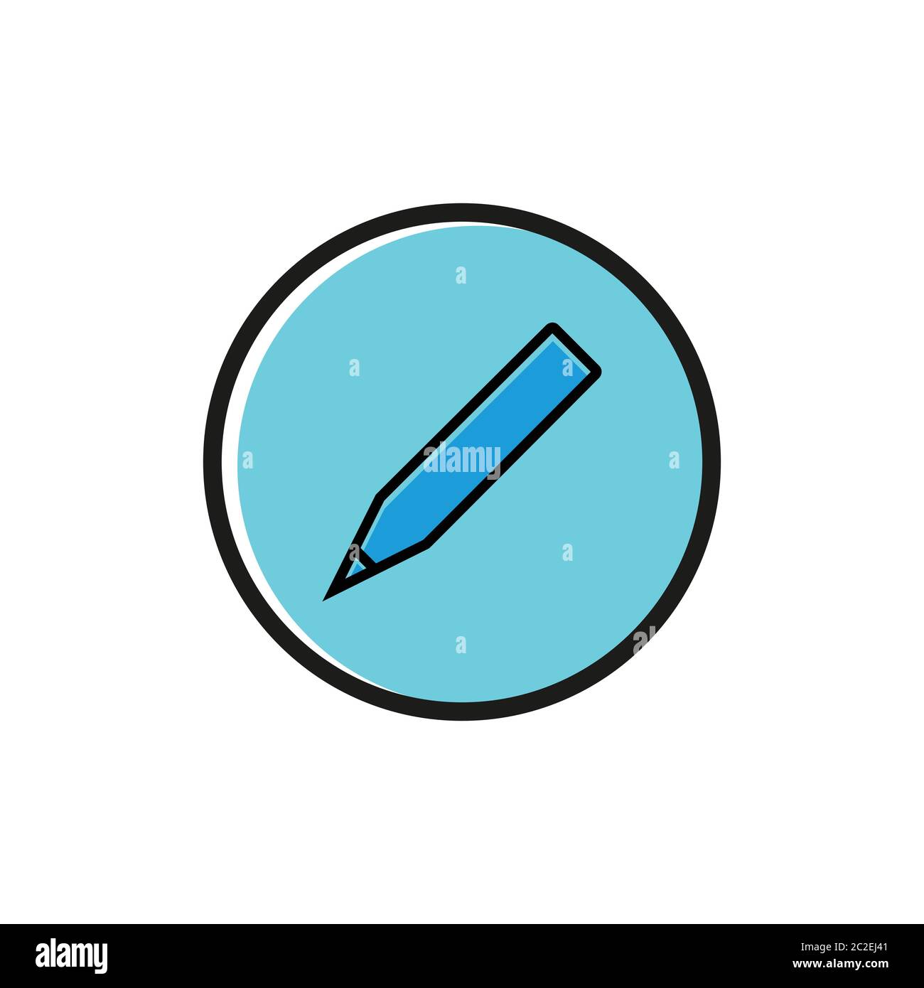 sign up icon, edit icon, pencil vector symbol illustration flat. design ...