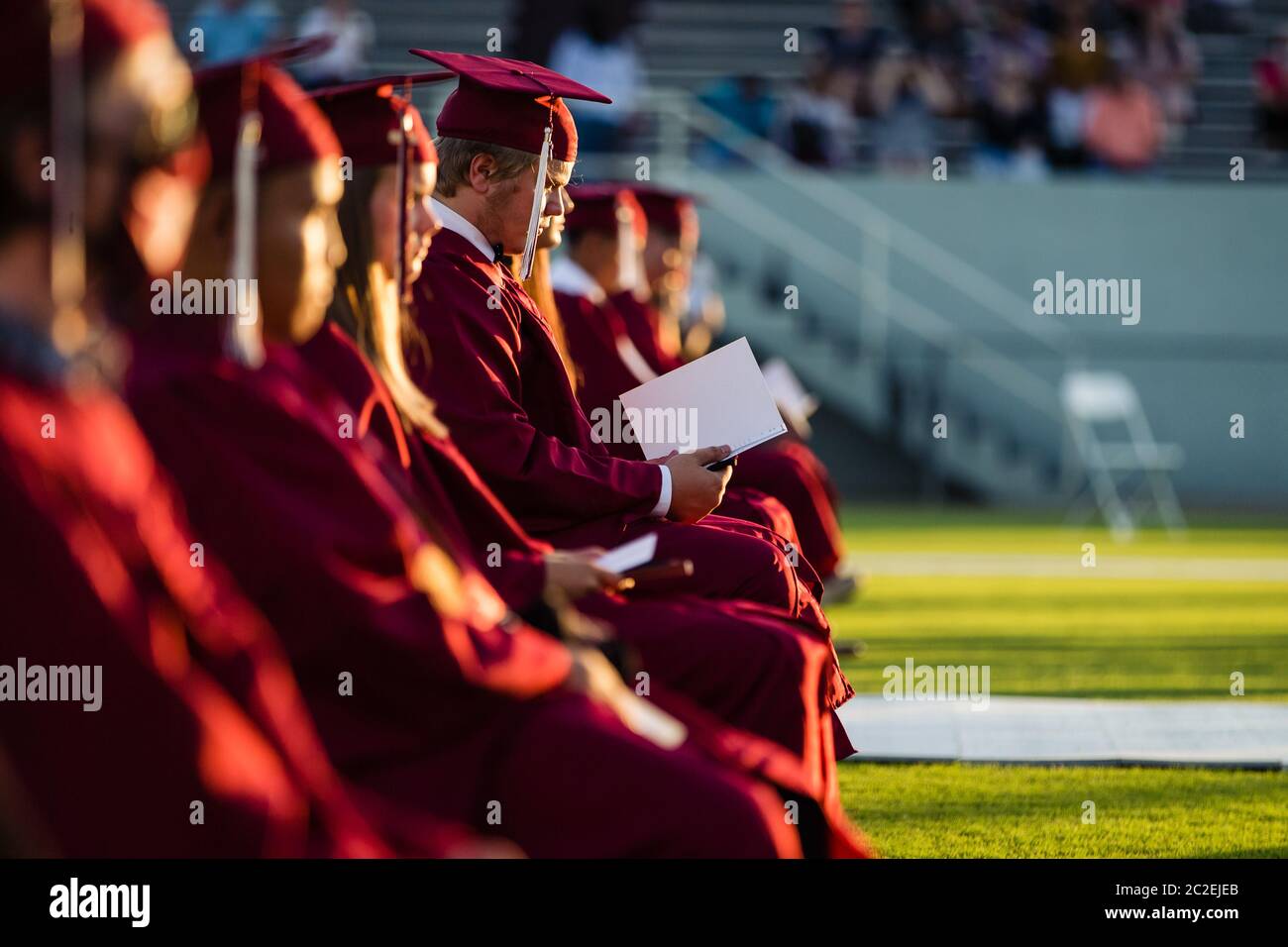 The Sherman High School Class of 2020 commencement ceremony is held on ...