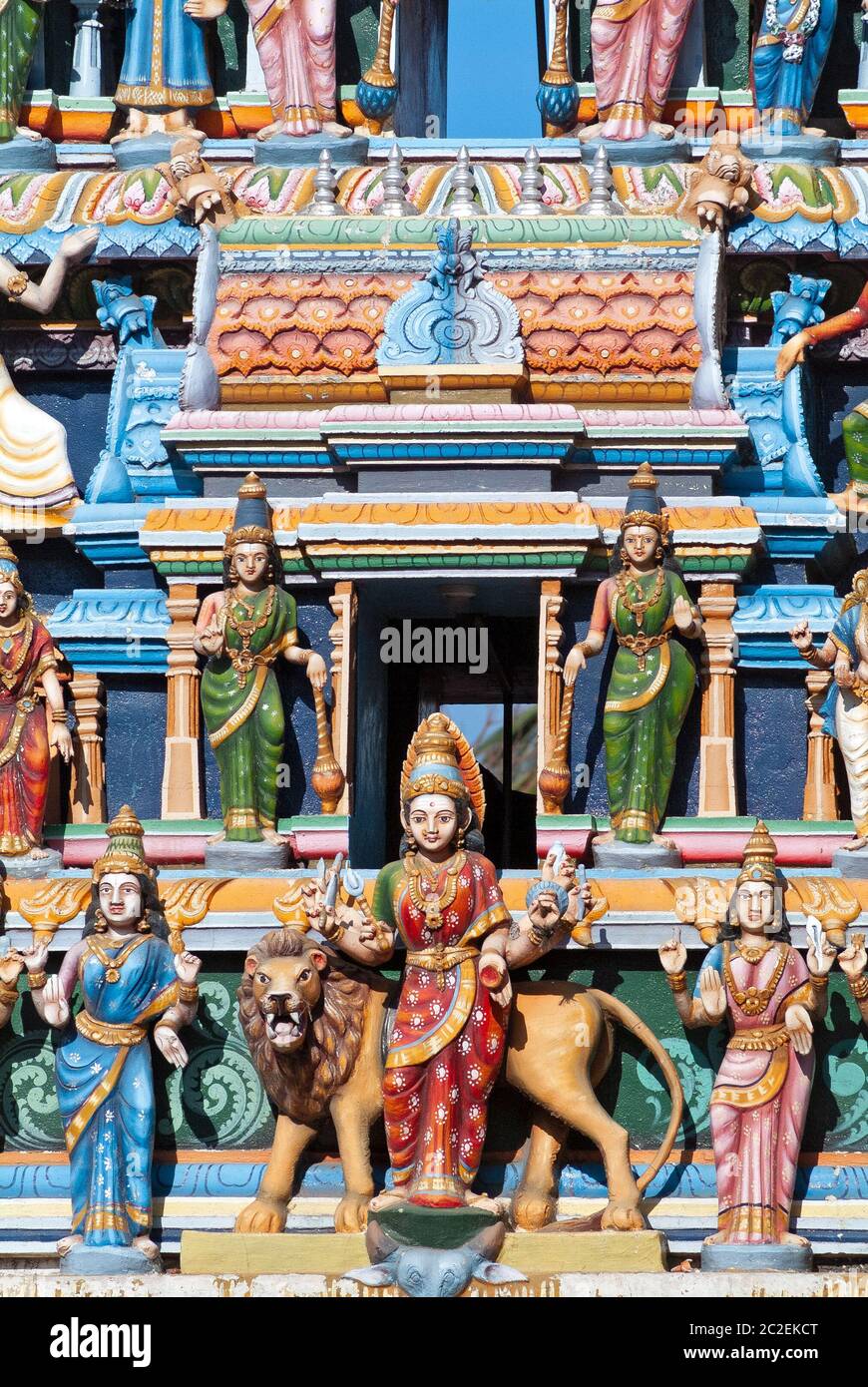 Trincomalee, Sri Lanka: the Hindu temple Pathirakali Amman or Kali ...