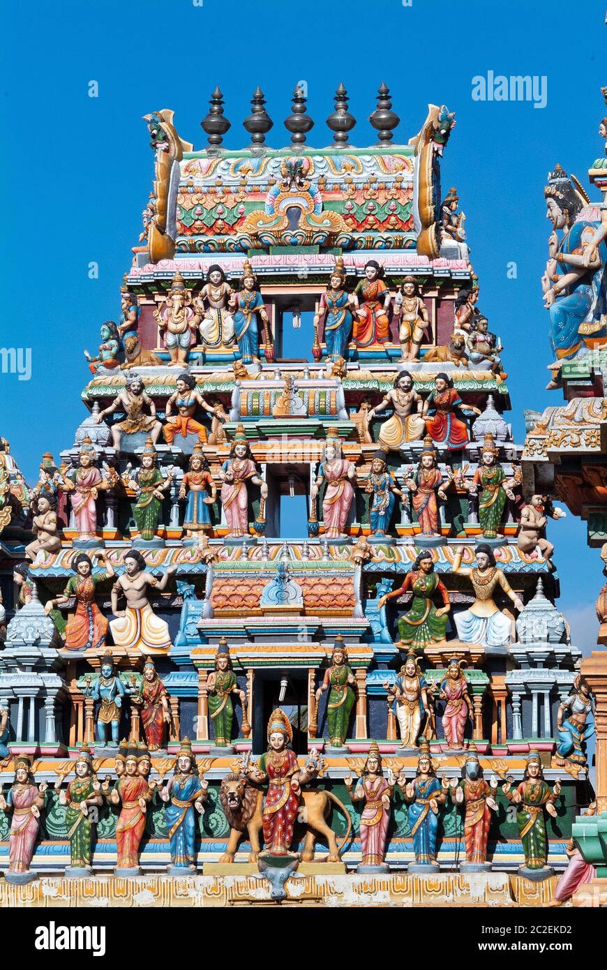 Trincomalee, Sri Lanka: the Hindu temple Pathirakali Amman or Kali ...