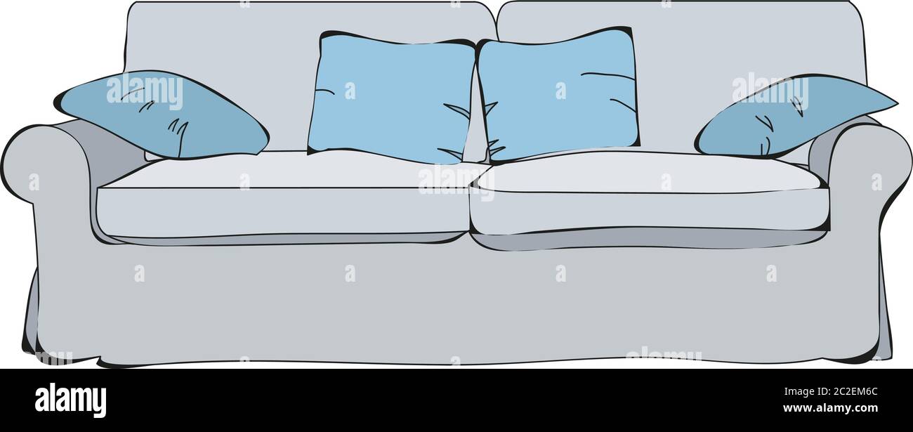 vector, sofa isolated furniture Stock Vector Image & Art - Alamy
