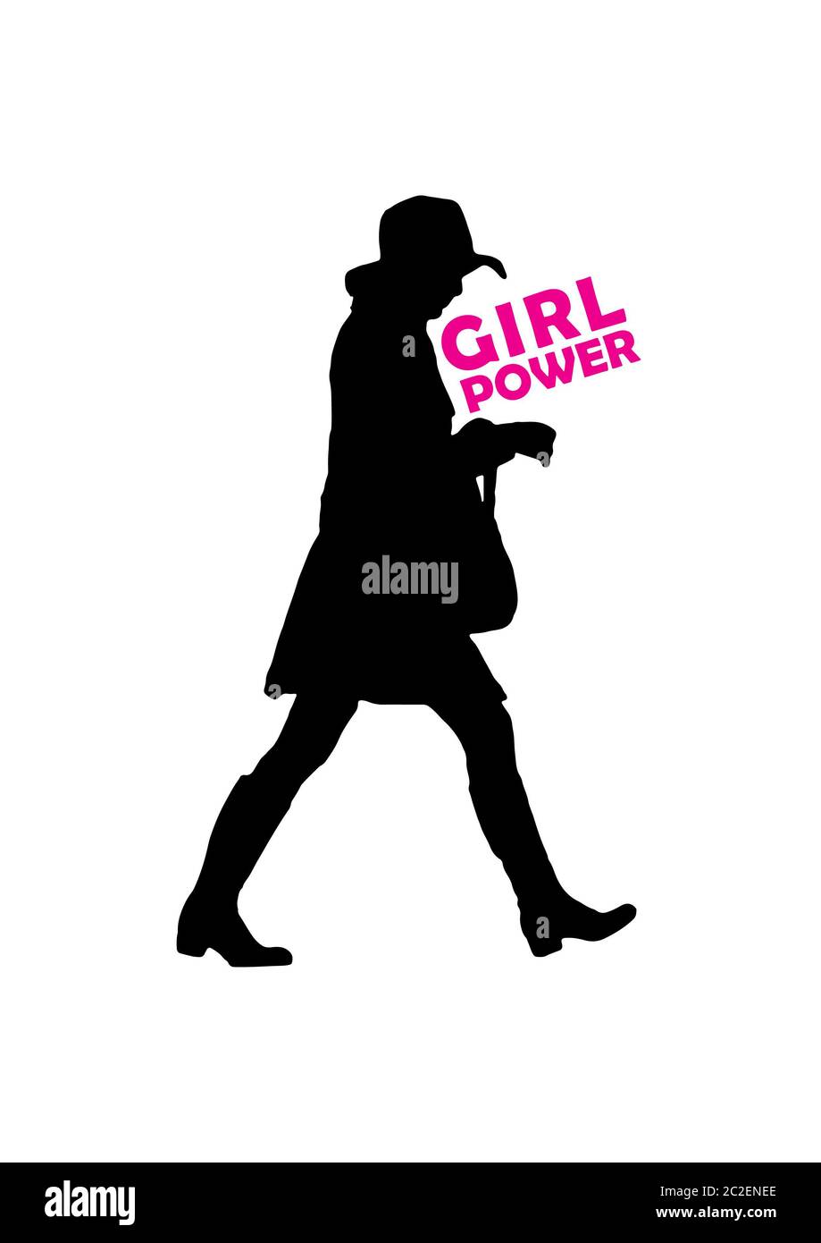 Girl power poster Cut Out Stock Images & Pictures - Alamy
